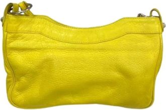 Balenciaga Pre-owned Giant Hip Calfskin Shoulder Bag - Femme - Pre-owned - Jaune - Taille: ONE Size