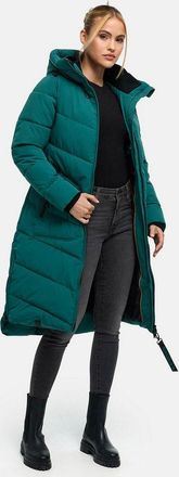Marikoo Winterjacke Benikoo langer Winter Mantel gesteppt