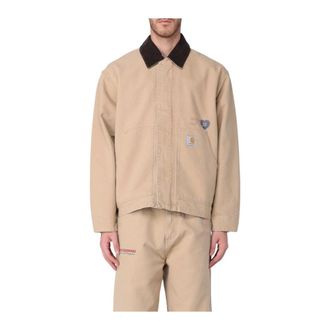 Carhartt Work in Progress Homme, Vestes, Beige, Taille: M Worker Jacket