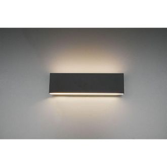 Trio Leuchten led Wandleuchte Concha anthrazit Up- & Downlight Wand- & Deckenleuchten