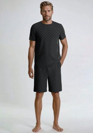 Joop T-Shirt Leisure mit Cornflower-Alloverprint, Regular Fit, kurzärmelig