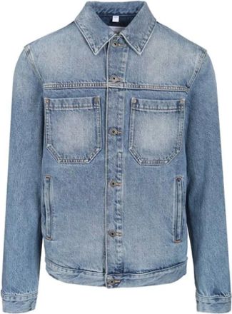 Off-white Homme, Vestes, Bleu, Taille: L Half Arrow Skate Denim Jacket