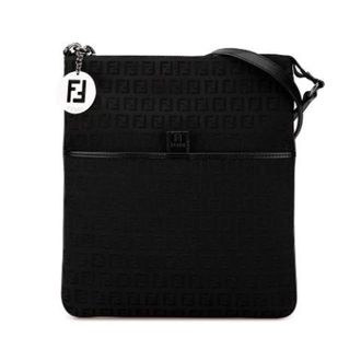 Fendi Pre-owned Canvas Crossbody Bag - - Pre-owned - Damen - Schwarzk - ONE SIZE