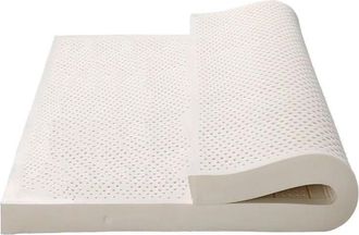 Generic Bio-Latex-Matratze Topper 2.5cm, Naturlatex-Matratzenauflage, Antiallergisch und Atmungsaktiv, Schlichtes Design f&uuml;r Hotelbett, Kingsize-Bett, Eigenhe
