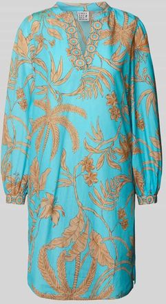 Emily van den Bergh Knielanges Kleid mit Ballonärmeln