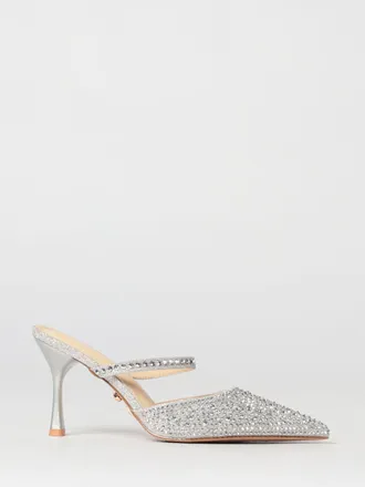 Twentyfourhaitch Mango Glitzer- und Strass-Mules