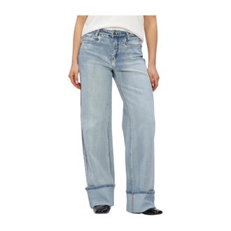 MY ESSENTIAL WARDROBE Mwdikan 144 High Wide - - Jeans - Damen - Blau - W33 L32