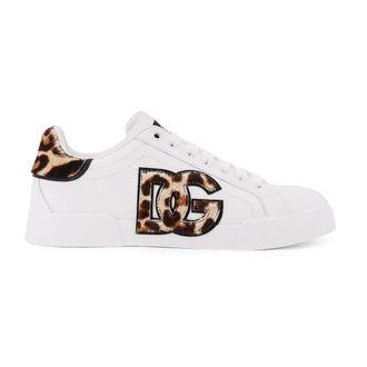 Dolce & Gabbana Portofino Light Strobel Sneakers - - Shoes - Damen - Wei&szlig; - 34 EU