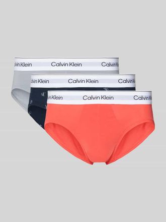 Calvin Klein Underwear Slip aus Baumwoll-Mix im 3er-Pack