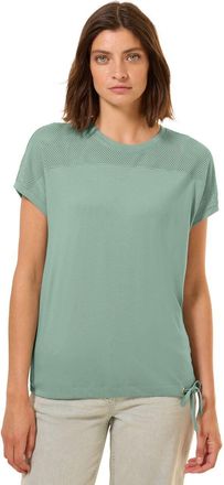 Cecil Damen T-Shirt mit Meshdetail