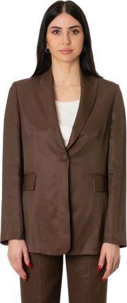 Actualee Femme, Vestes, Brun, Taille: 36 FR Giacca Completo