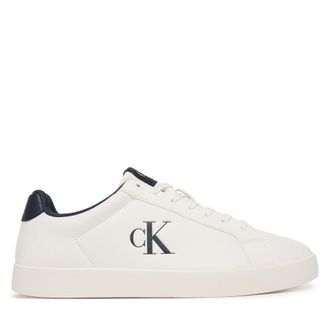 Calvin Klein Sneakers Calvin Klein 3 Cupsole Derby Pu Smo HM0HM02458 Wei&szlig;