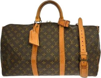 Louis Vuitton unisex, Pre-owned, Brun, Taille: ONE Size Sac Keepall Bandouli&egrave;re Pre-owned