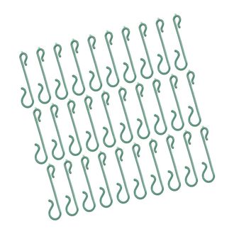 Artibetter 100st&uuml;cke Weihnachtsbaumhaken aus Kunststoff S-f&ouml;rmige Haken Ornamenthaken zum Aufh&auml;ngen von Weihnachtsdekorationen Kleine Weihnachtshaken Dekohaken f