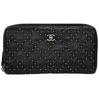 Chanel Pre-owned Leather Wallet - - Pre-owned - Damen - Schwarzk - ONE SIZE