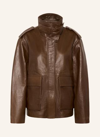 MY ESSENTIAL WARDROBE My Essential Wardrobe Lederjacke Mwdina braun