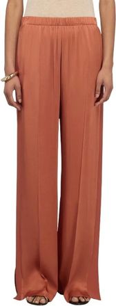 Semicouture Femme, Pantalons, Rose, Taille: 36 FR Silk Satin Wide Pantalons