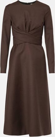 Emilia Wickstead Midikleid Elta aus Wolle