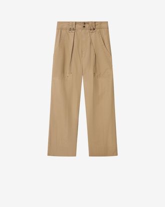 Isabel Marant Pantalon Amandine - Femme - Clair Kaki - Taille34 - Isabel Marant