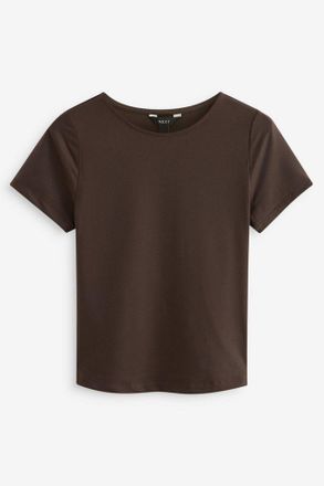 Next T-Shirt Slim Fit Kurzarm-T-Shirt mit weicher Haptik (1-tlg)