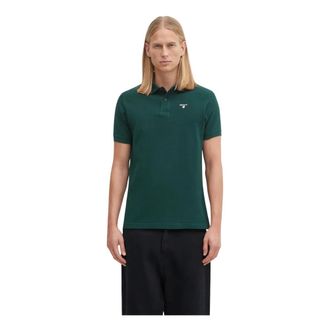 Barbour Polo en piqu&eacute; - Homme - Tops - Vert - Taille: XL