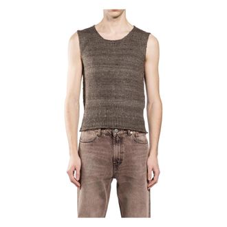 Our Legacy Pleaser Tank - - Knitwear - Herren - Braun - S