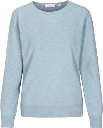 Brigitte von Schönfels Strickpullover Kaschmir Rundhalspullover
