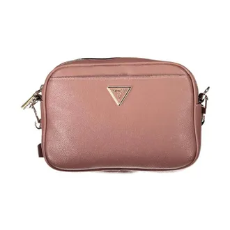 Guess Femme, Sacs, Rose, Taille: ONE Size Sac à main rose à multiples poches
