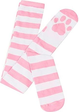 Generic Mignon Chat Patte Kawaii Chaussettes Hautes Montantes Chaussettes De Genoux Longues Cuisse Chaussettes Au Genou Chaussettes Montante Overknee Long Bas