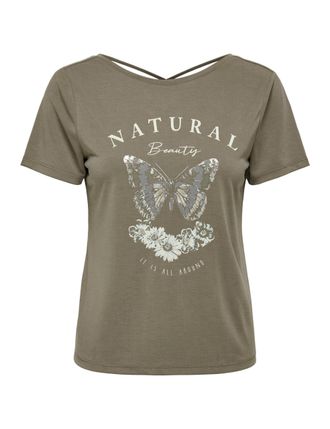 Only Onlfree Life S/S Cross Back Top Box JRS