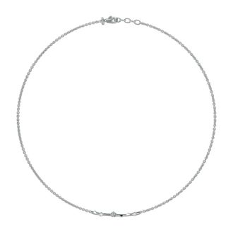 John Richmond Halskette mit Rosen und Lichtpunkten - - Accessories - Damen - Grau - ONE SIZE