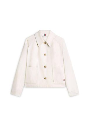 Tommy Hilfiger Damen &Uuml;bergangsjacke aus Bio-Baumwolle