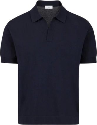Paolo Pecora Homme, Tops, Bleu, Taille: M Polo en Maille
