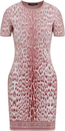 Roberto Cavalli Knielanges Kleid - Rosa