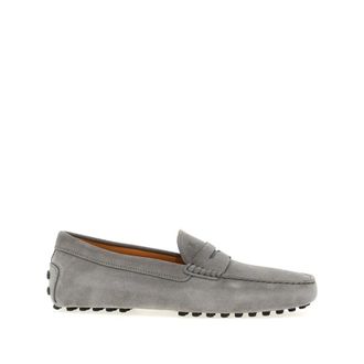 Tod's Homme, Chaussures, Gris, Taille: 45 EU Mocassins Gris Clair