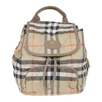 Burberry Femme, Sacs, Beige, Taille: ONE Size Mini Sac &agrave; Dos Horseshoe