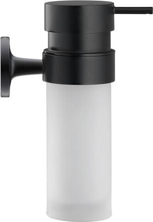 Duravit Seifenspender Starck T, Flüssigseifen-Spender, Pumpseifenspender nachfüllbar, Wandmontage, Fassungsvermögen 175 ml, Schwarz Matt