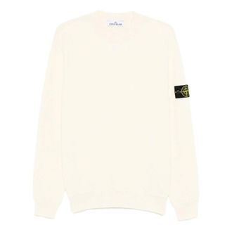 Stone Island Homme, Sweatshirts et sweats &agrave; capuche, Beige, Taille: M Maglione girocollo