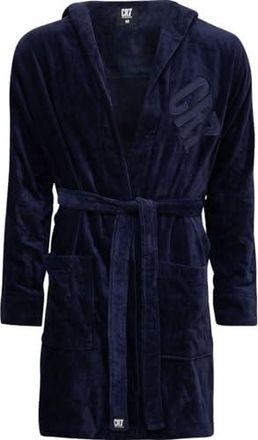 CR7 Cristiano Ronaldo Cristiano Ronaldo Cr7 Mens Bathrobe Peignoir, Bleu Marine, XXL Homme