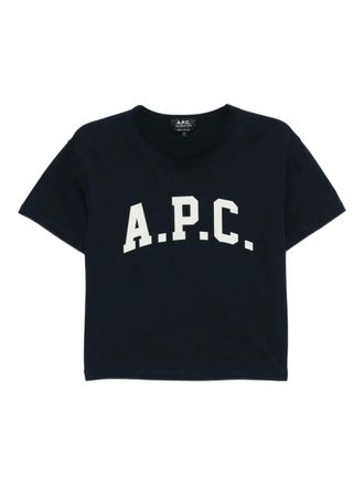 A.P.C. t-shirt Margaret - Bleu
