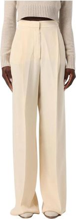 Max Mara Femme, Pantalons, Beige, Taille: 36 FR Pantalons de survêtement
