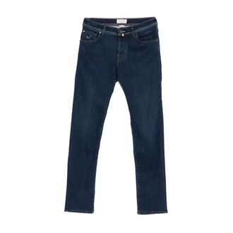Jacob Cohen Homme, Jeans, Bleu, Taille: W34 Jean en Coton Bleu Fonc&eacute; Style Cinq Poches