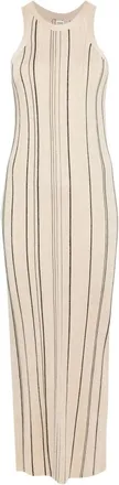 Toteme Femme, Robes, Beige, Taille: 42 FR Braid Tank Dress