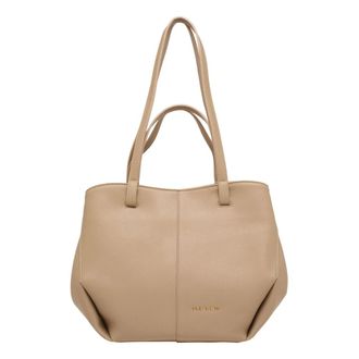 Carlo Colucci Strukturierte Schultertasche - - Bags - Damen - Beige - ONE SIZE