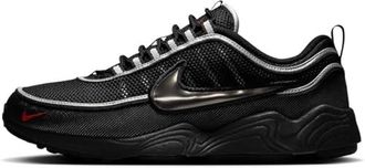 Nike Homme Air Zoom Spiridon SP Sneaker, Black Black Metallic Silver Sport Red, 42.5 EU