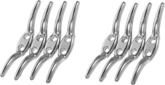 PartyKindom 2 Sätze 2 Sätze Metallhaken Jalousien Vertikalvorhang Rollo Positionierungshaken Vorhang Vorhangseilrolle 4 Stück/Packung Schnurlose Jalousienknöpfe J