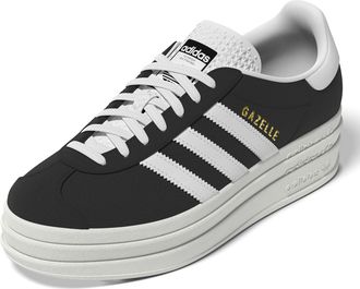 adidas Originals Damen Gazelle Bold W Sneaker, Core Black Core White Semi Lucid Blue, 38 2/3 EU