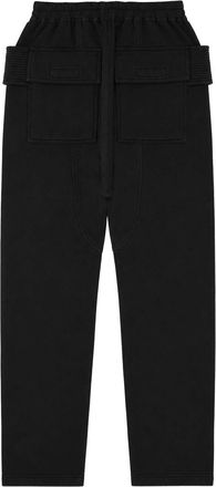 Rick Owens Mens Cargo Trousers Creatch Black Cotton