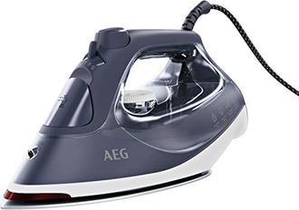 AEG Dampfb&uuml;geleisen, 2400 Watt, 160g Dampfsto&szlig;, 0-40g Dampf/Min., Restw&auml;rmeanzeige, Sicherheitsabschaltung, Selbstreinigungsfunktion, 1,95 m Kabel, Anti-K
