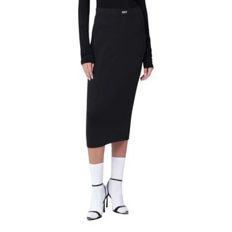 Off-white Schwarzer Bleistiftrock - - Skirts - Damen - Schwarzk - XS